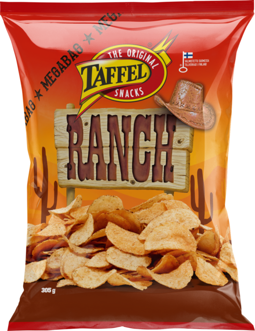 Taffel Ranch flavored chips 1 Pack of 305g 10.8oz – Soposopo
