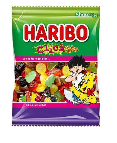 Haribo Click Mix 275g | Danish Licorice Candy Bag | Finnish Sweets ...